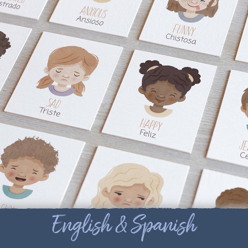 Feelings Chart - Etsy