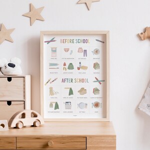 Before and After School Checklist, Editable School Morning & Evening ...