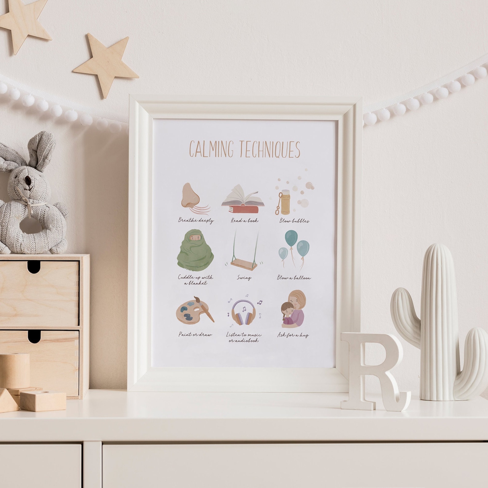 Calming Strategies Feelings Poster Educational Posters - Etsy