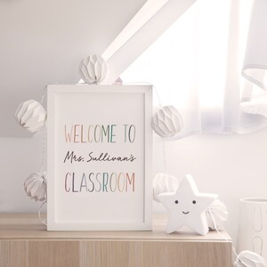 Welcome to Classroom Decoration Printable, Educational Wall Art ...