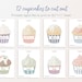 Cupcake Classroom Birthday Display: Printable Bulletin Board Kit ...
