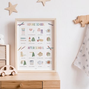 Before and After School Checklist Editable School Morning & - Etsy