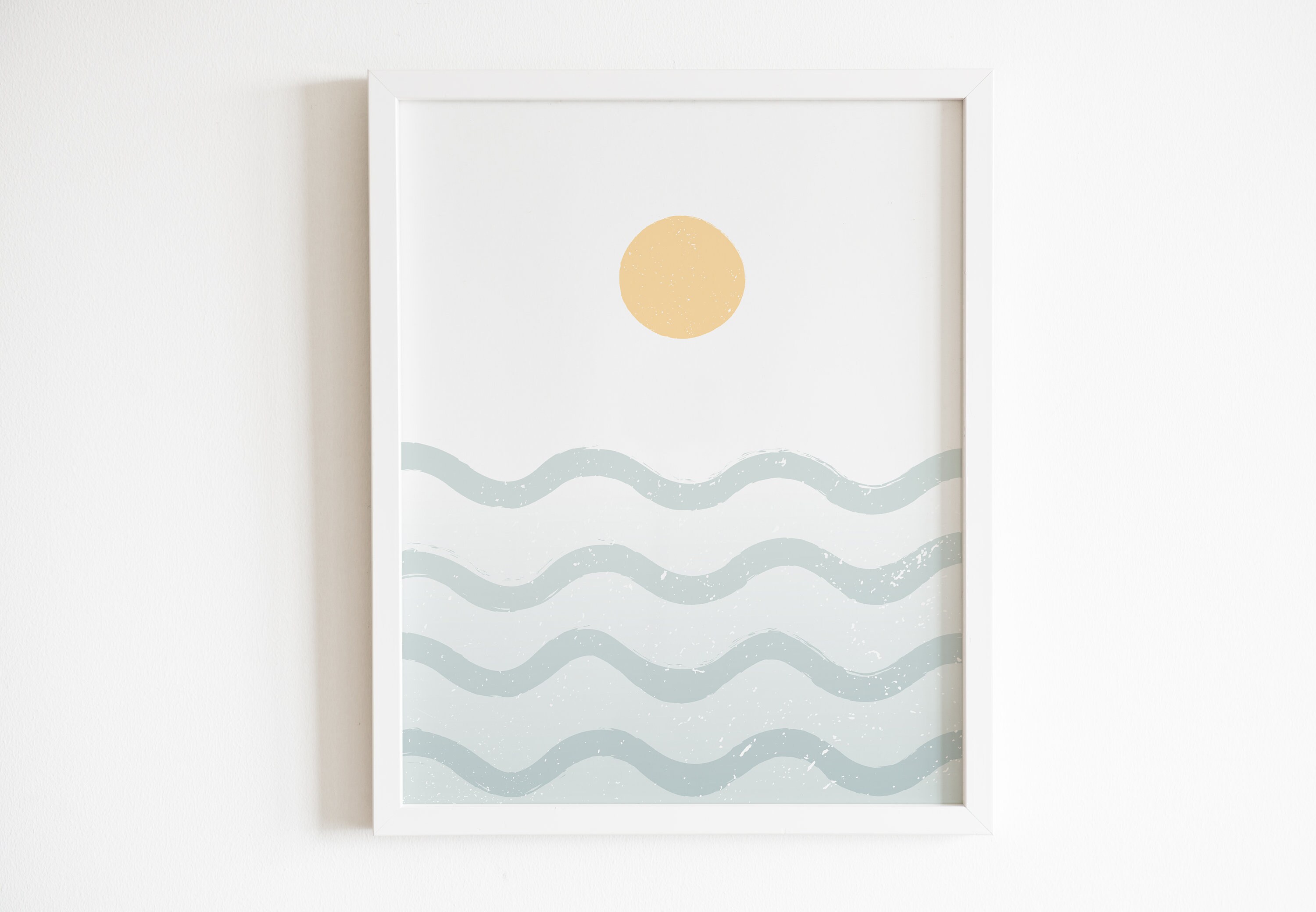 Abstract Sea Landscape Print Beach Downloadable Print Boho | Etsy