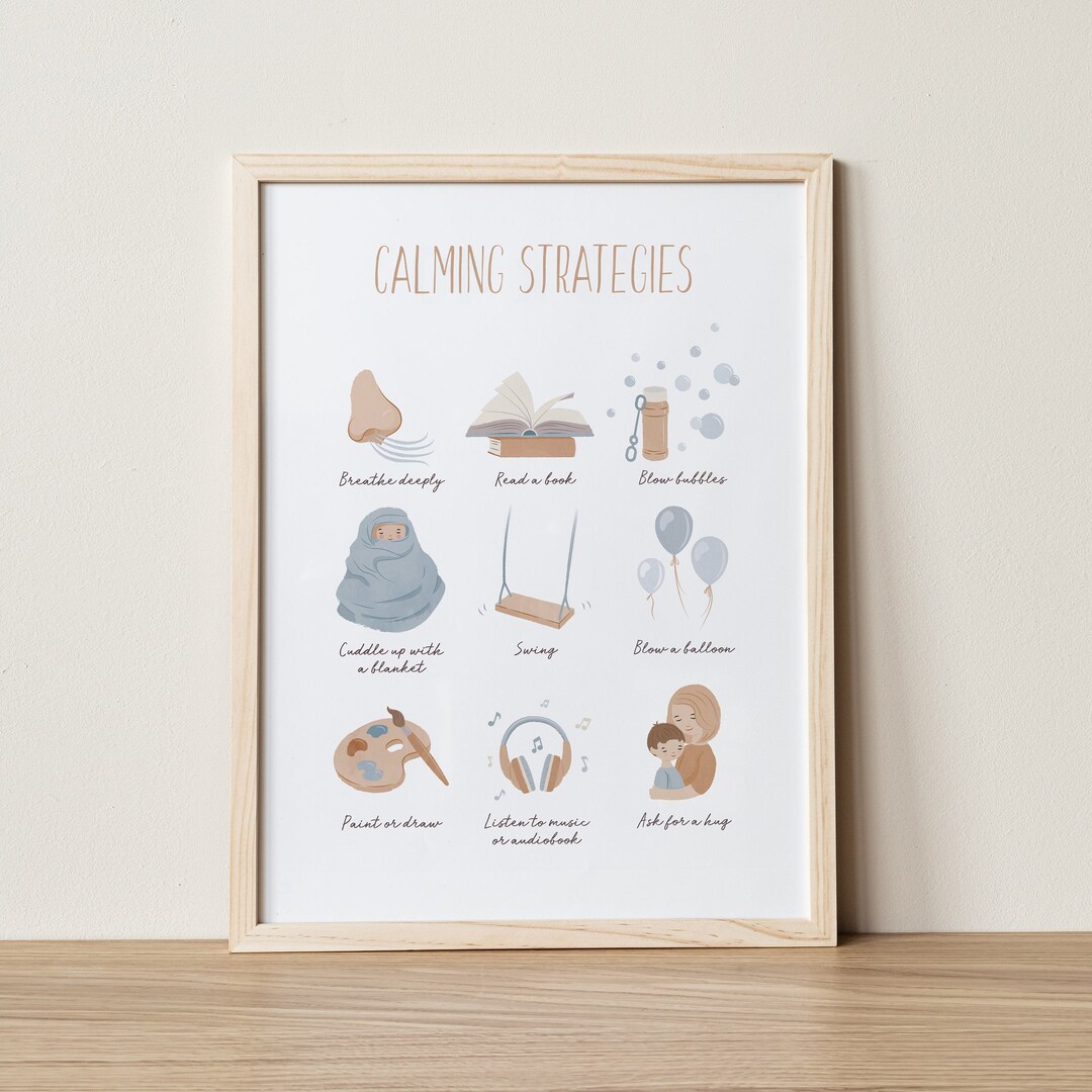 Calming Strategies, Feelings Poster, Educational Posters, Emotions ...