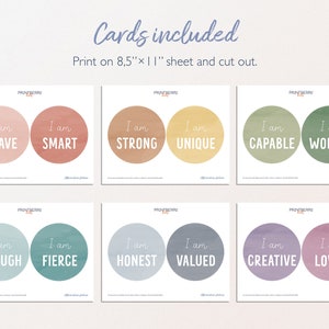 Boho Rainbow Affirmation Station: Editable Classroom Decor (digital ...