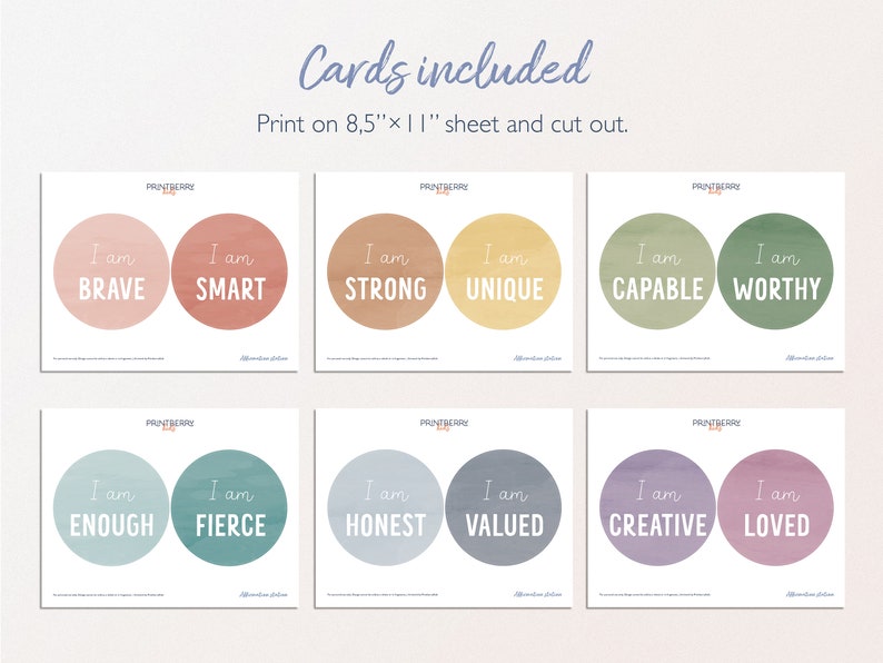Boho Rainbow Affirmation Station: Editable Classroom Decor (digital ...