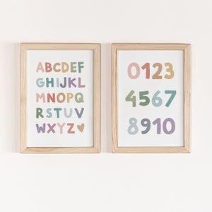 Alphabet Poster, Abc Poster, Educational Posters, Playroom Wall Decor ...