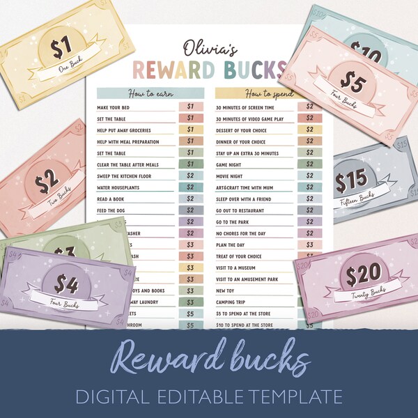 Kids Reward System - Etsy