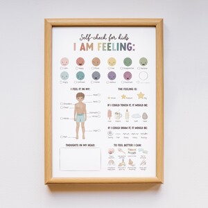 Feelings Check-in Worksheet for Kids: SEL Coping Skills (digital ...