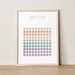 Math Poster, Math Classroom Decor, Multiplication Table, Montessori ...
