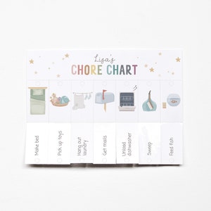 Editable Chore Chart, Picture Chore Chart for Kids, Visual Schedule ...