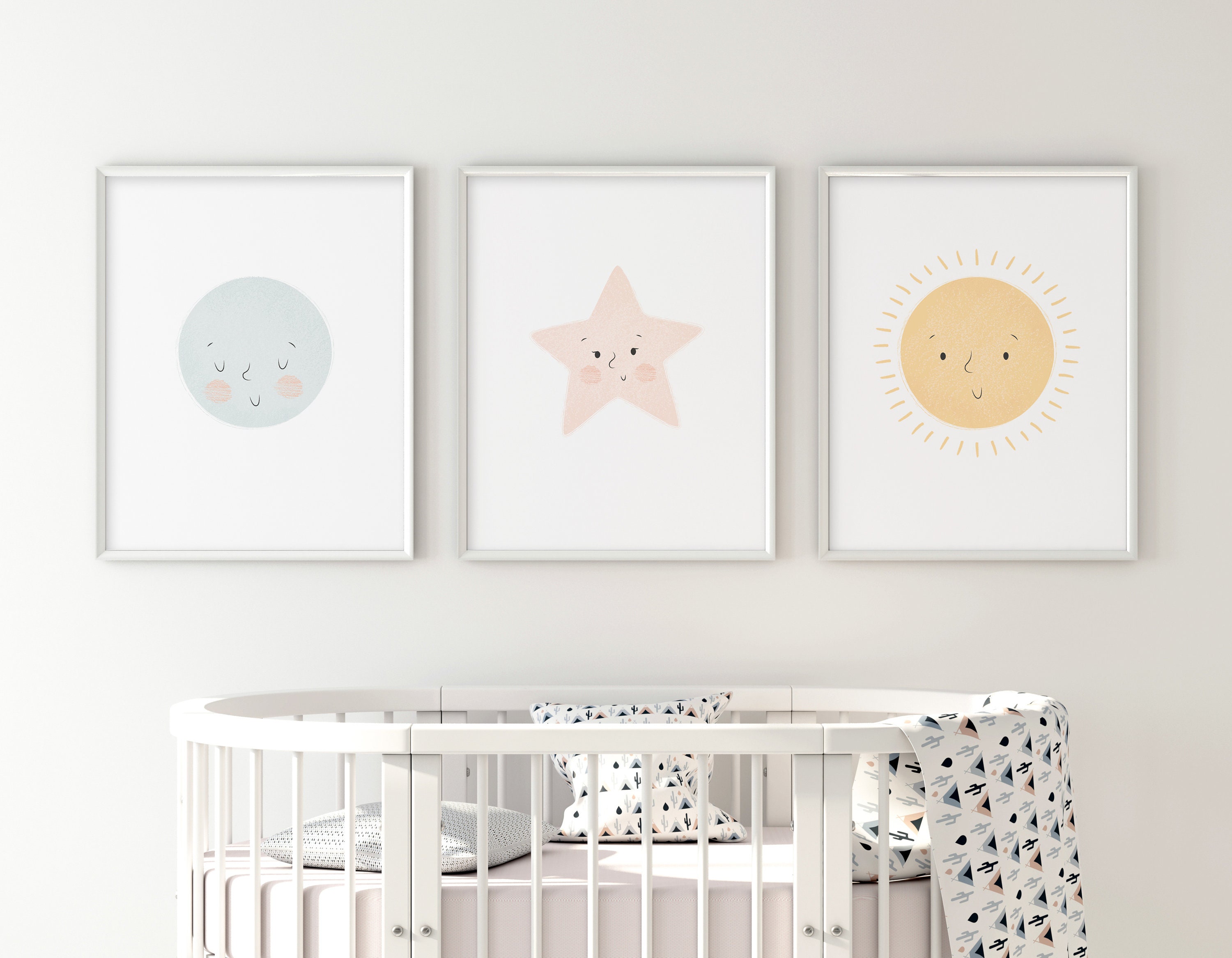 Boho Sun Print You Are My Sunshine Gender Neutral Play Room | Etsy