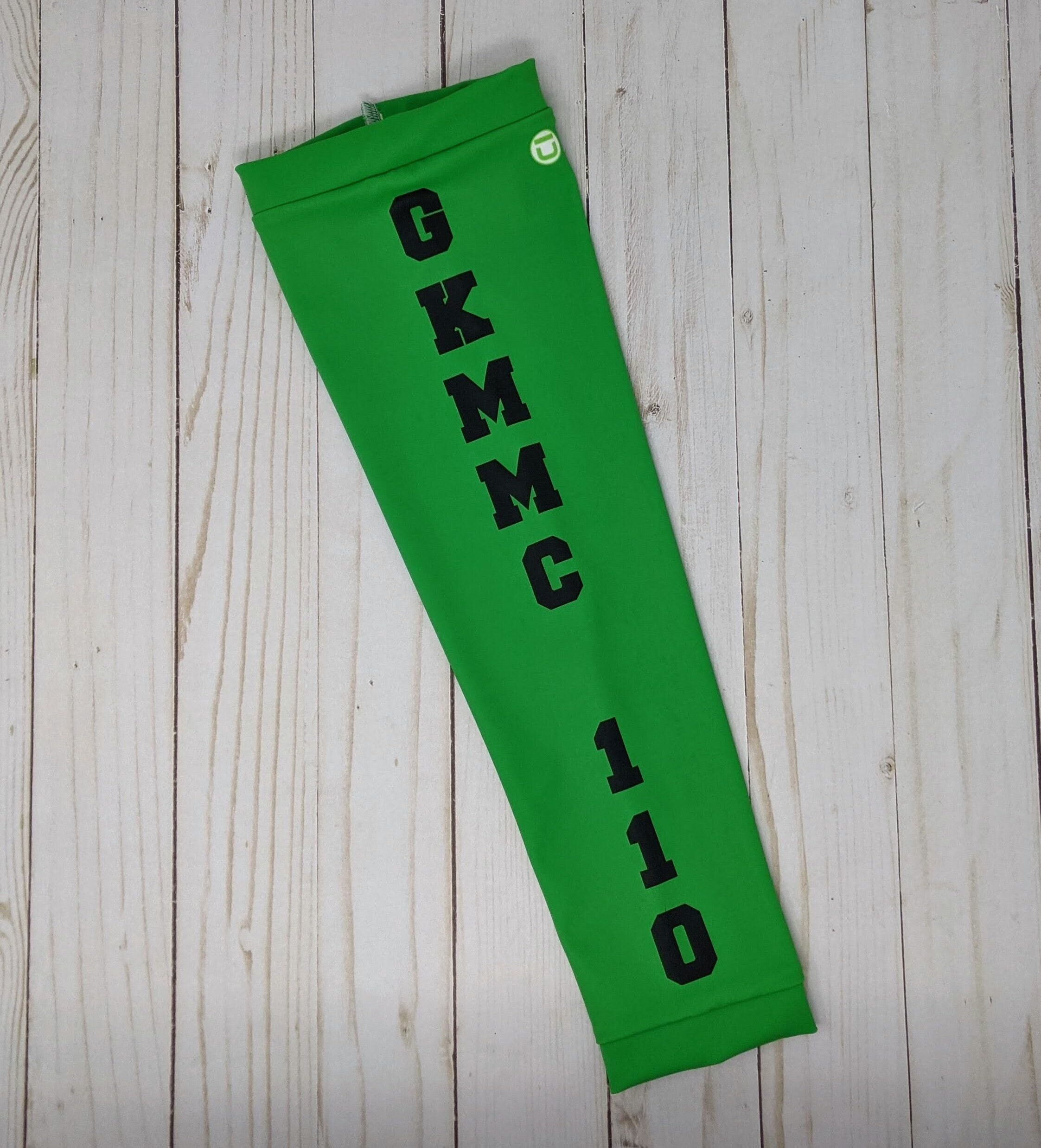 Arm Sleeve With Text, Solid Color Arm Sleeve With Text, Personalized ...