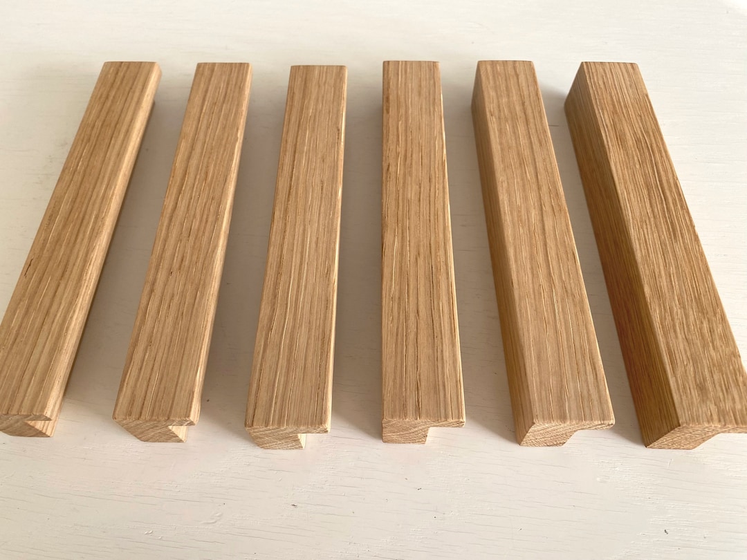 Wood Handle, Drawer Pulls, Minimalist Handles, Cabinet Handle, Long ...