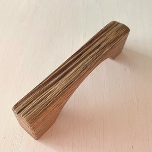 Unique Wooden Handles, Cabinet and Drawer Pulls, Textured Wood, Oak ...