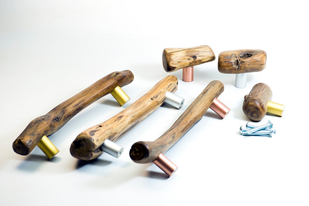 Natural Wood Branches Handles, Drawer Pulls, Driftwood Handles ...