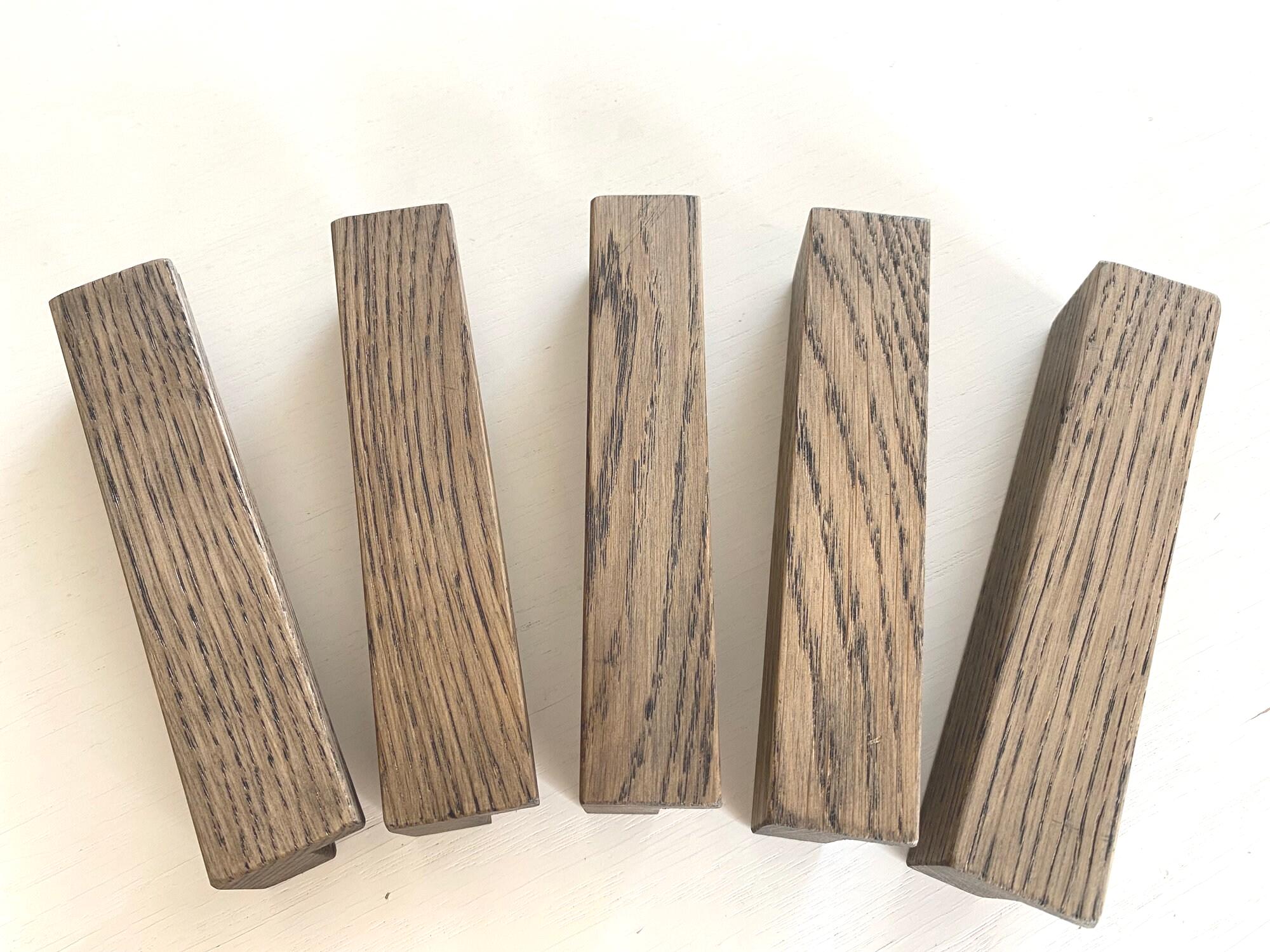 Long Line Walnut Oak Cherry Handles Custom Fit - Etsy