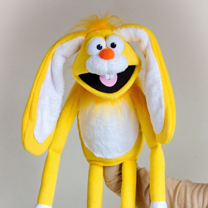 Rabbit Puppet - Etsy