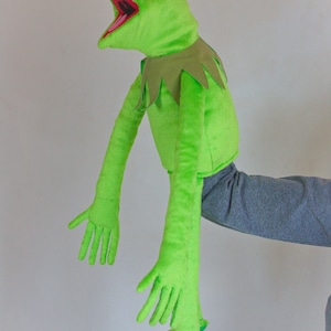 Funny Green Frog Puppet Professional Puppet Hand Puppet Glove Puppet - Etsy