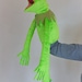 Funny Green Frog Puppet Professional Puppet Hand Puppet Glove Puppet - Etsy
