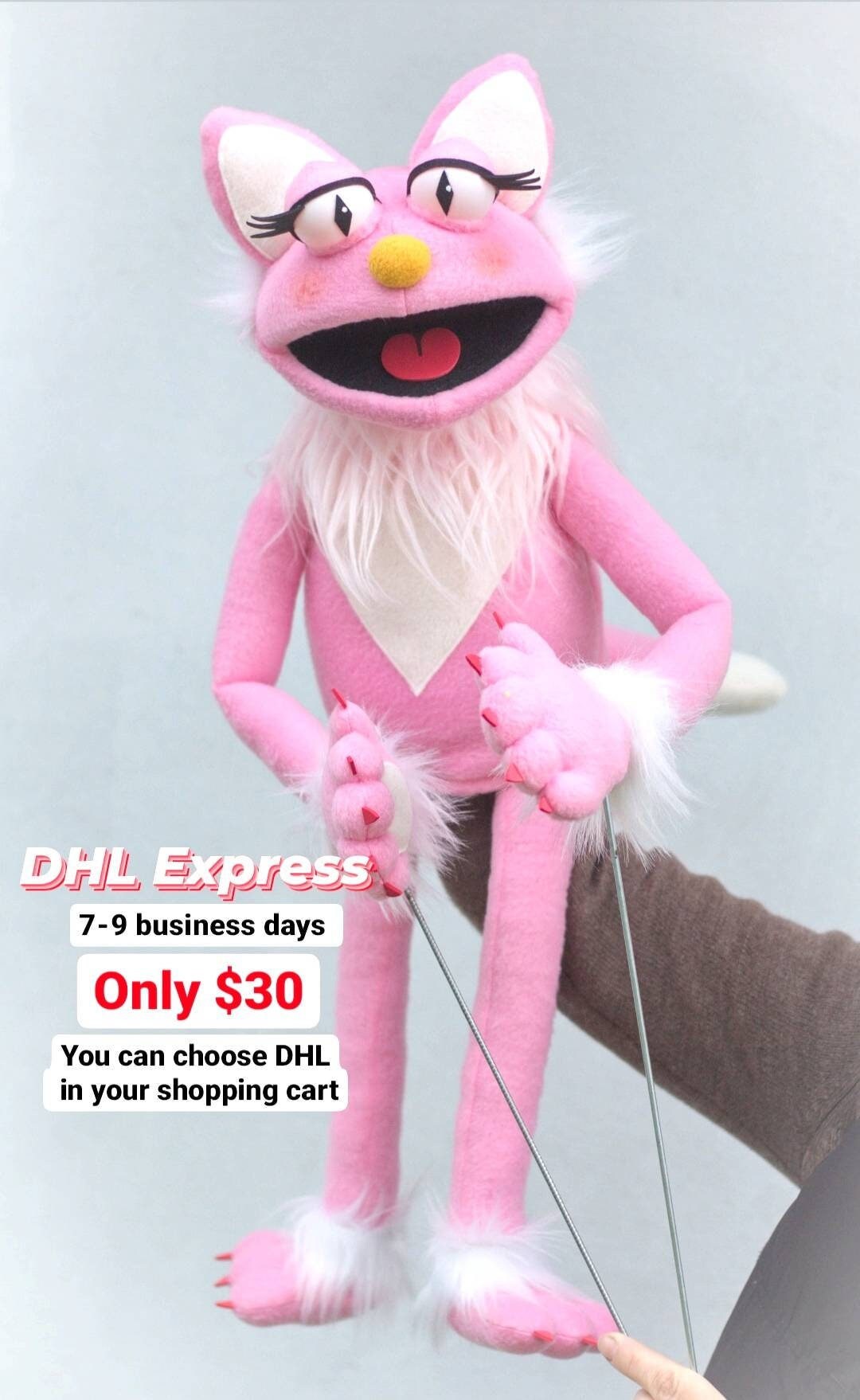 The Sunrise Cat Lady Puppet Hand Puppet Professional - Etsy