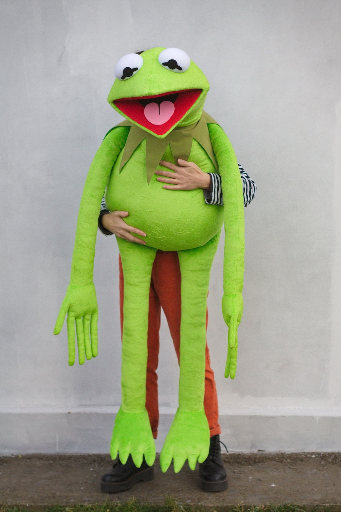 Giant Green Plush Frog Stuffed Pillow Plush Frog Big Toy - Etsy