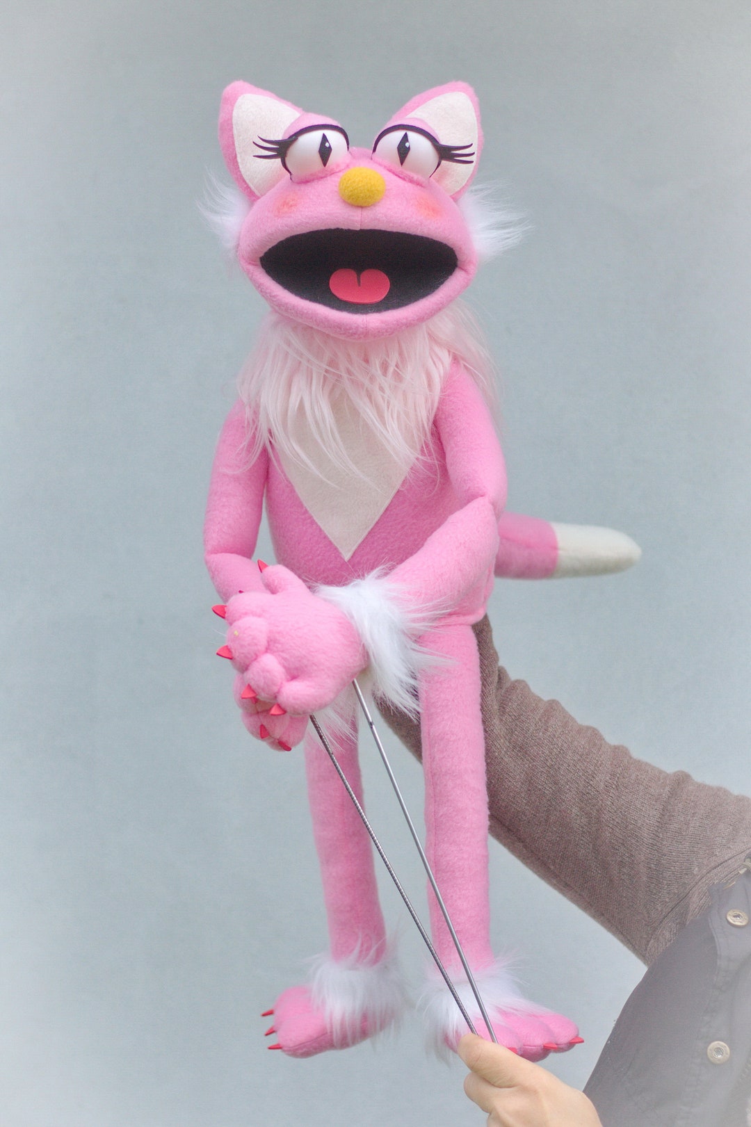 Sunrise Cat Lady Puppet Hand Puppet Professional Marionette - Etsy