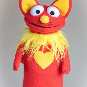 Funny Red Cat Puppet Professional Puppet Gift - Etsy