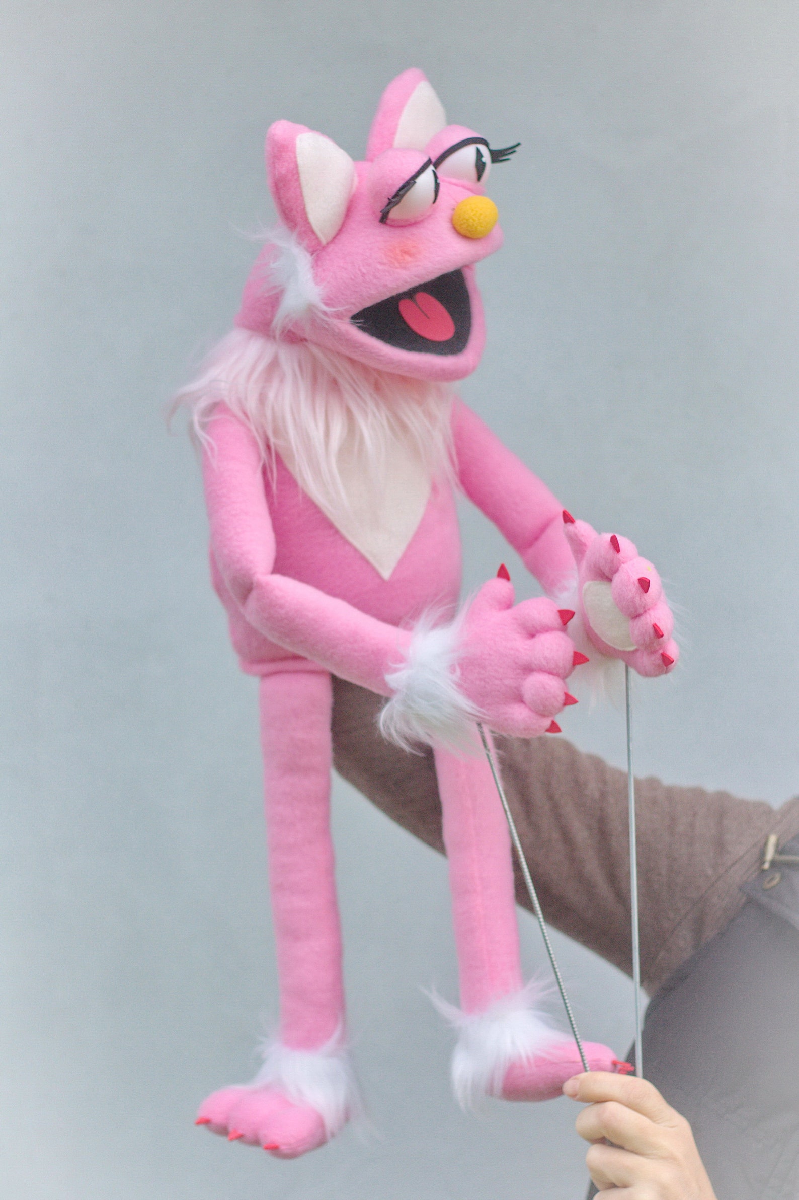 The Sunrise Cat Lady Puppet Hand Puppet Professional - Etsy