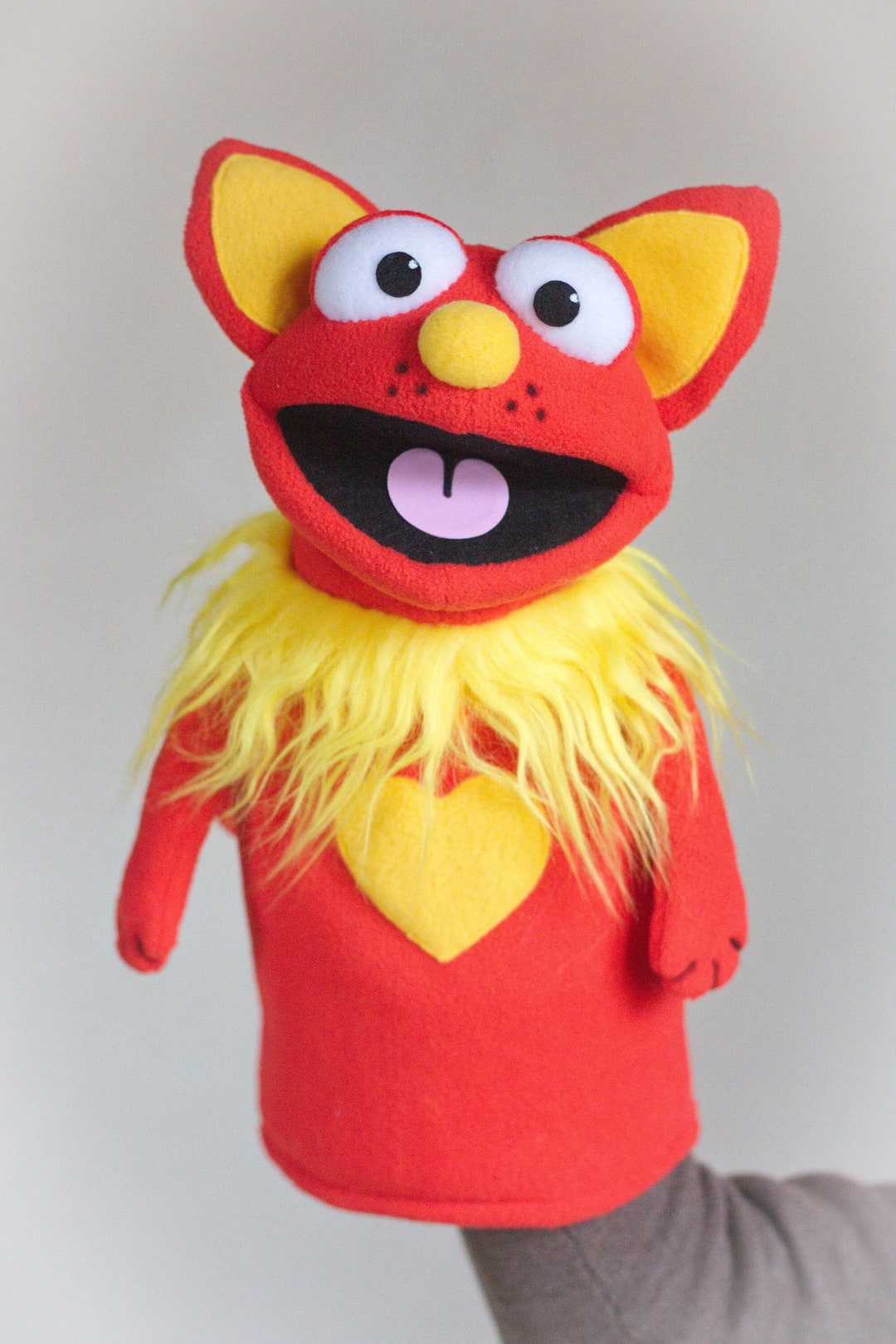 Funny Red Cat Puppet Professional Puppet Gift - Etsy