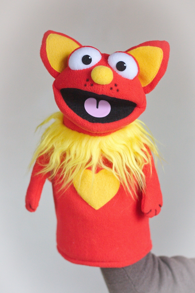 Funny Red Cat Puppet Professional Puppet Gift - Etsy