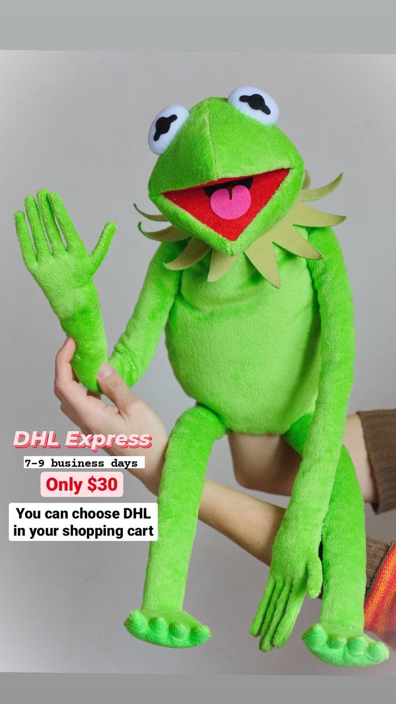 Funny Green Frog Puppet Professional Puppet Hand Puppet Glove - Etsy