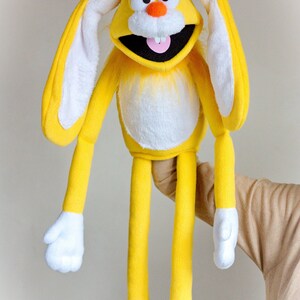 Funny Bunny Puppet Easter Rabbit Professional Hand Puppet - Etsy
