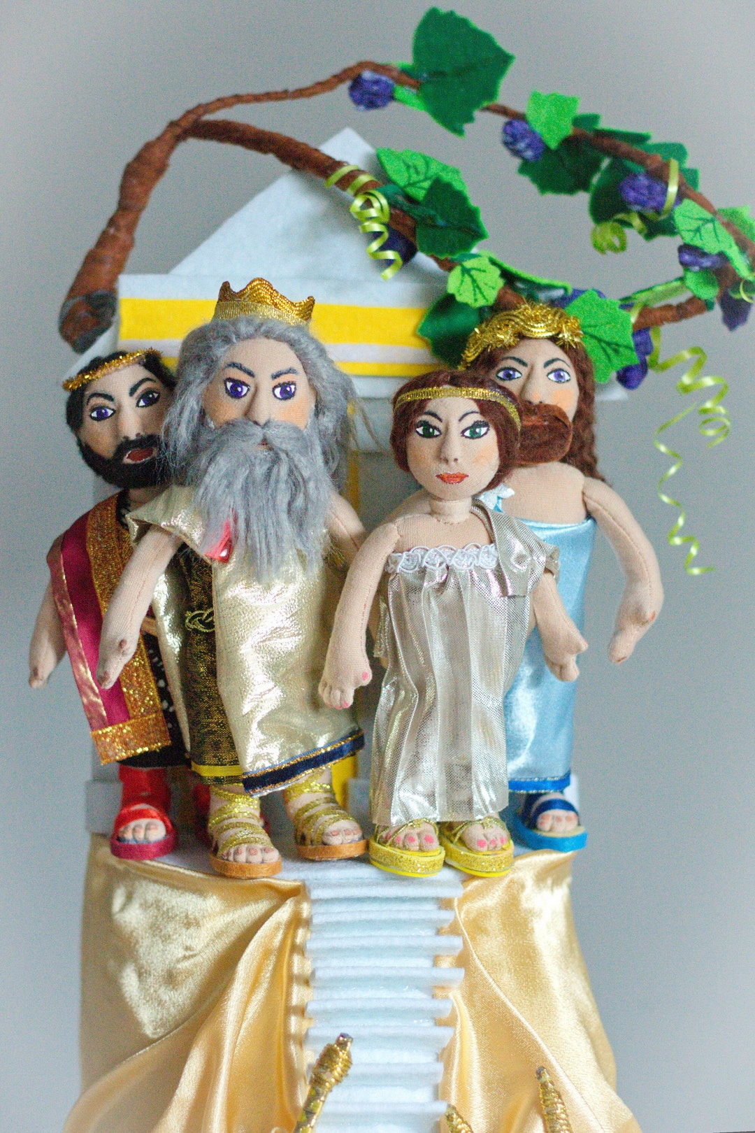 Ancient Greece in Miniature, Table Theater, Small Puppet, Home Theater ...