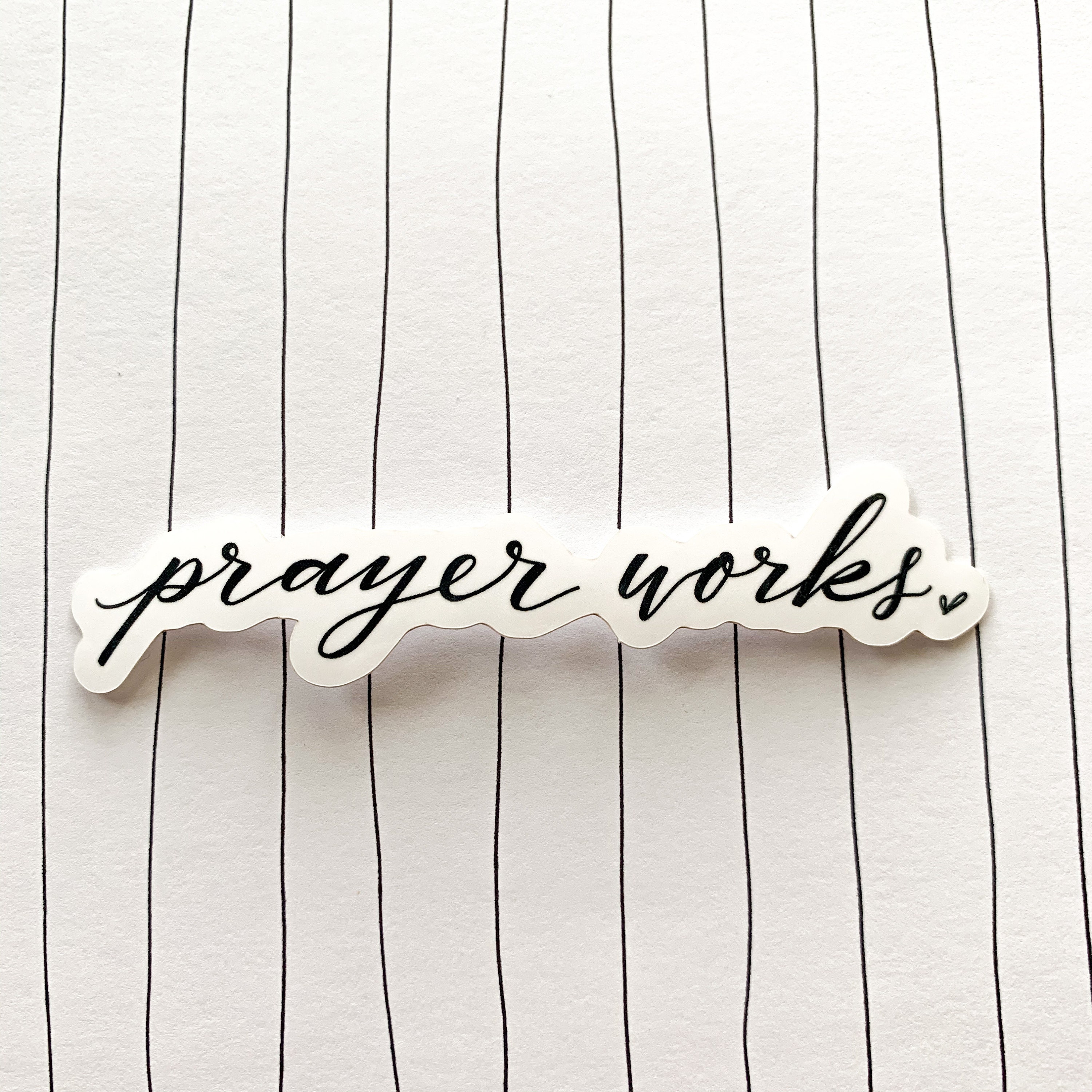 Prayer Works Sticker Christian Stickers Water Bottle Stickers Laptop ...