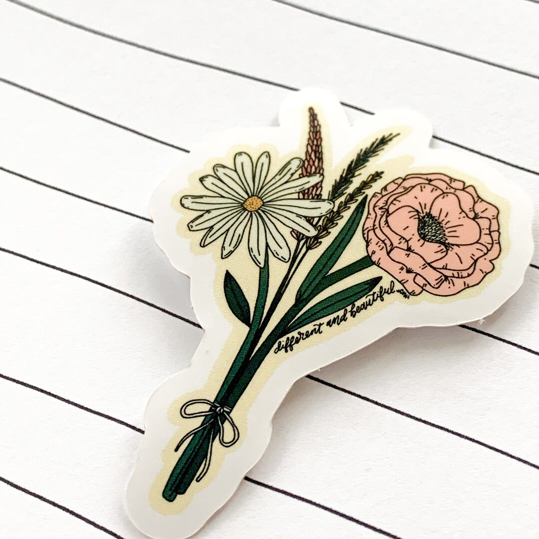Mini Bouquet Sticker Water Bottle Stickers Laptop Stickers Hydroflask ...