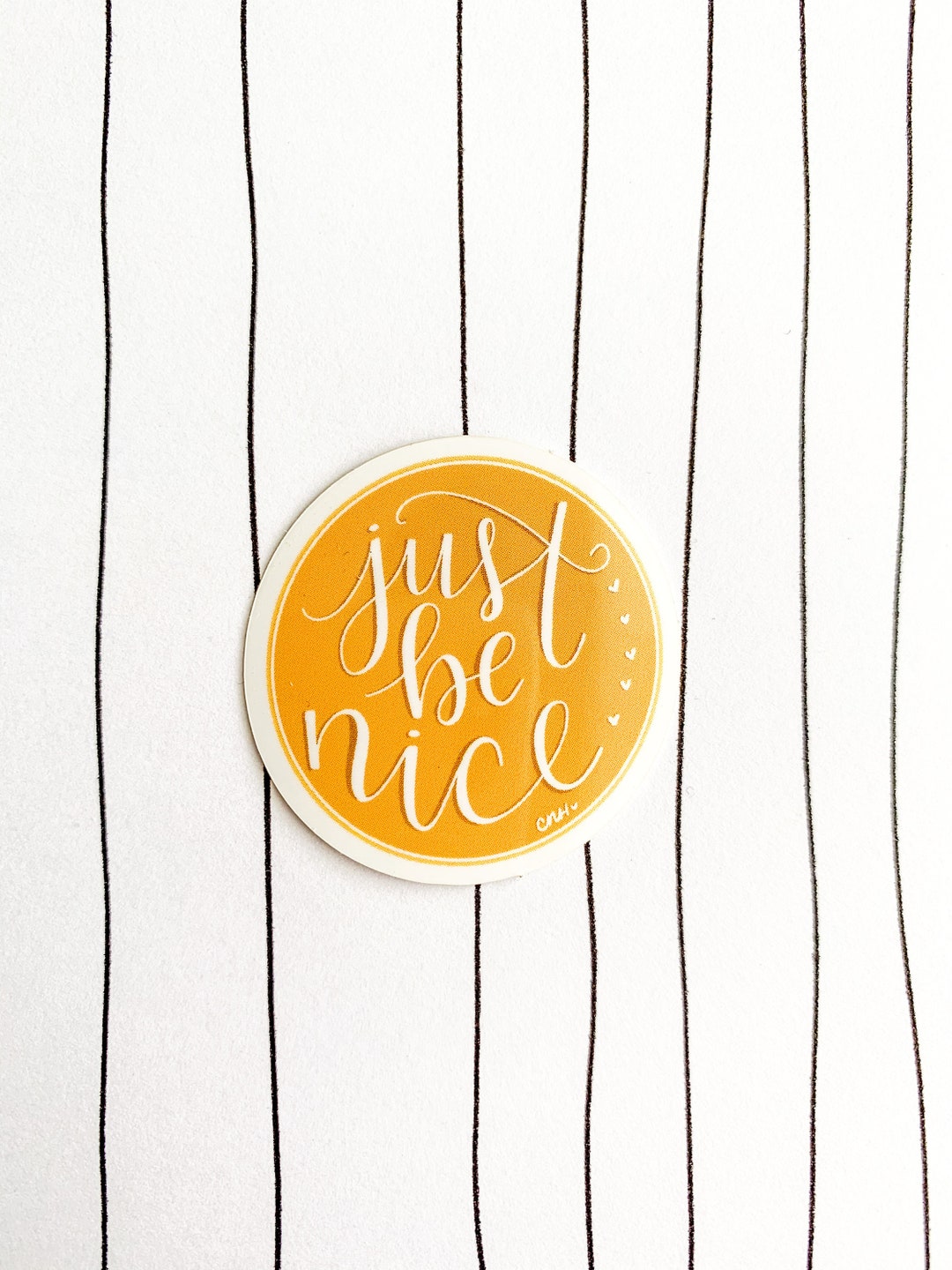 MINI Be Nice Sticker Christian Stickers Water Bottle Stickers Laptop ...