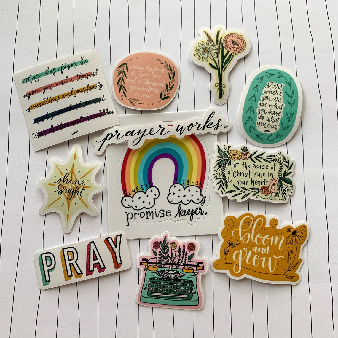 The Blessing Stickers Water Bottle Stickers Laptop Stickers - Etsy