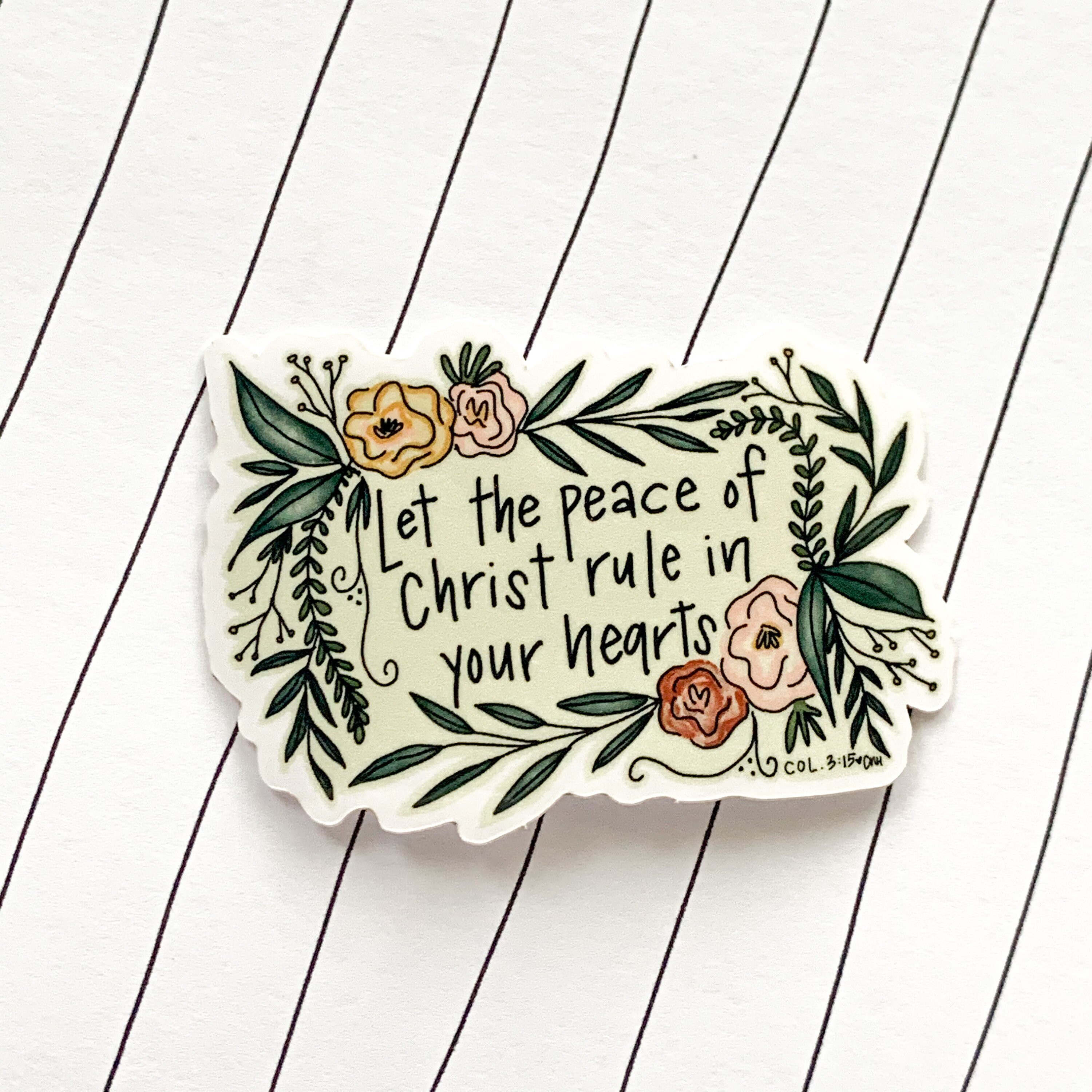 MINI Christian Stickers Water Bottle Stickers Laptop Stickers | Etsy