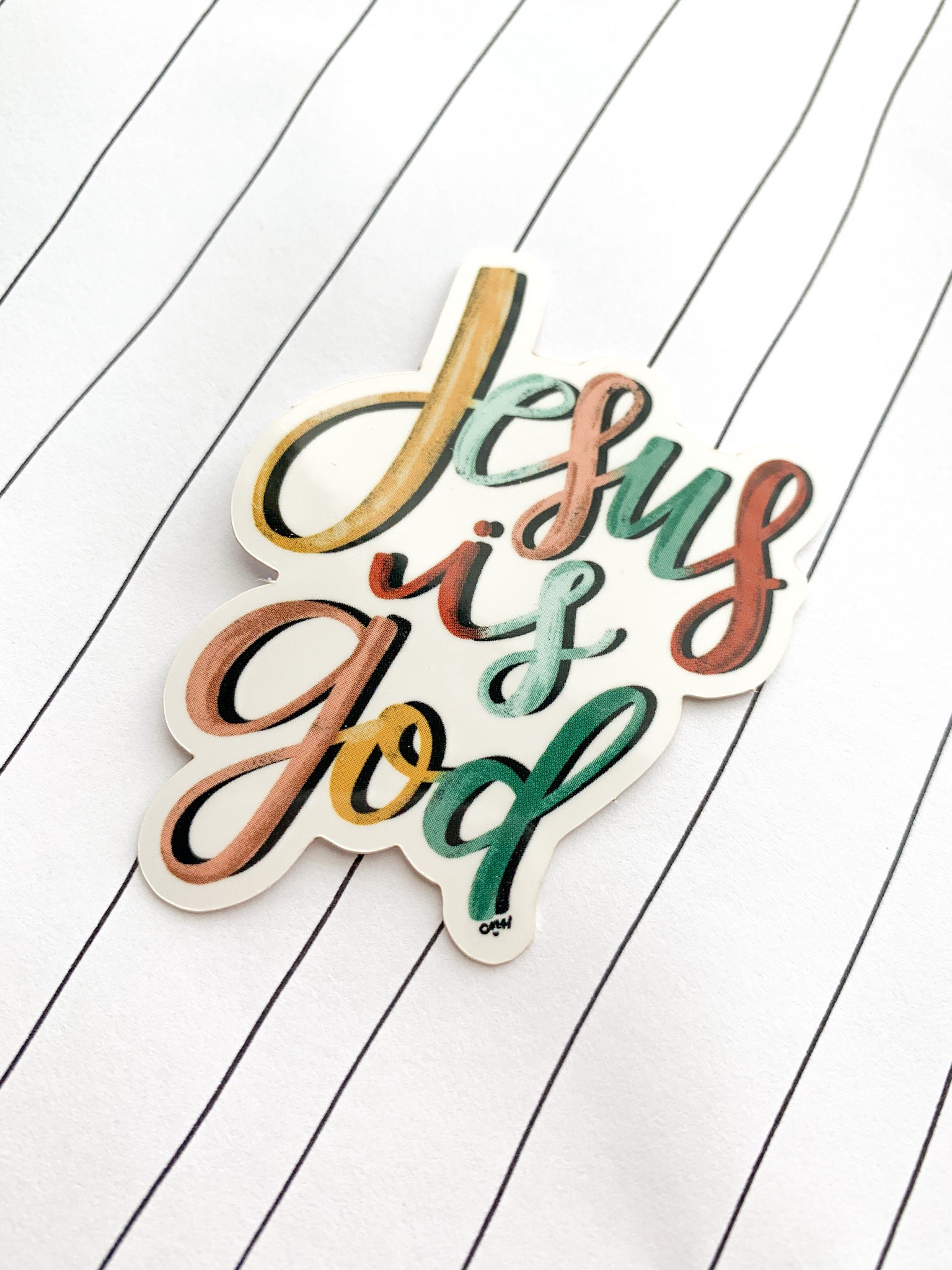 Christian Stickers Jesus Sticker Water Bottle Stickers Laptop | Etsy