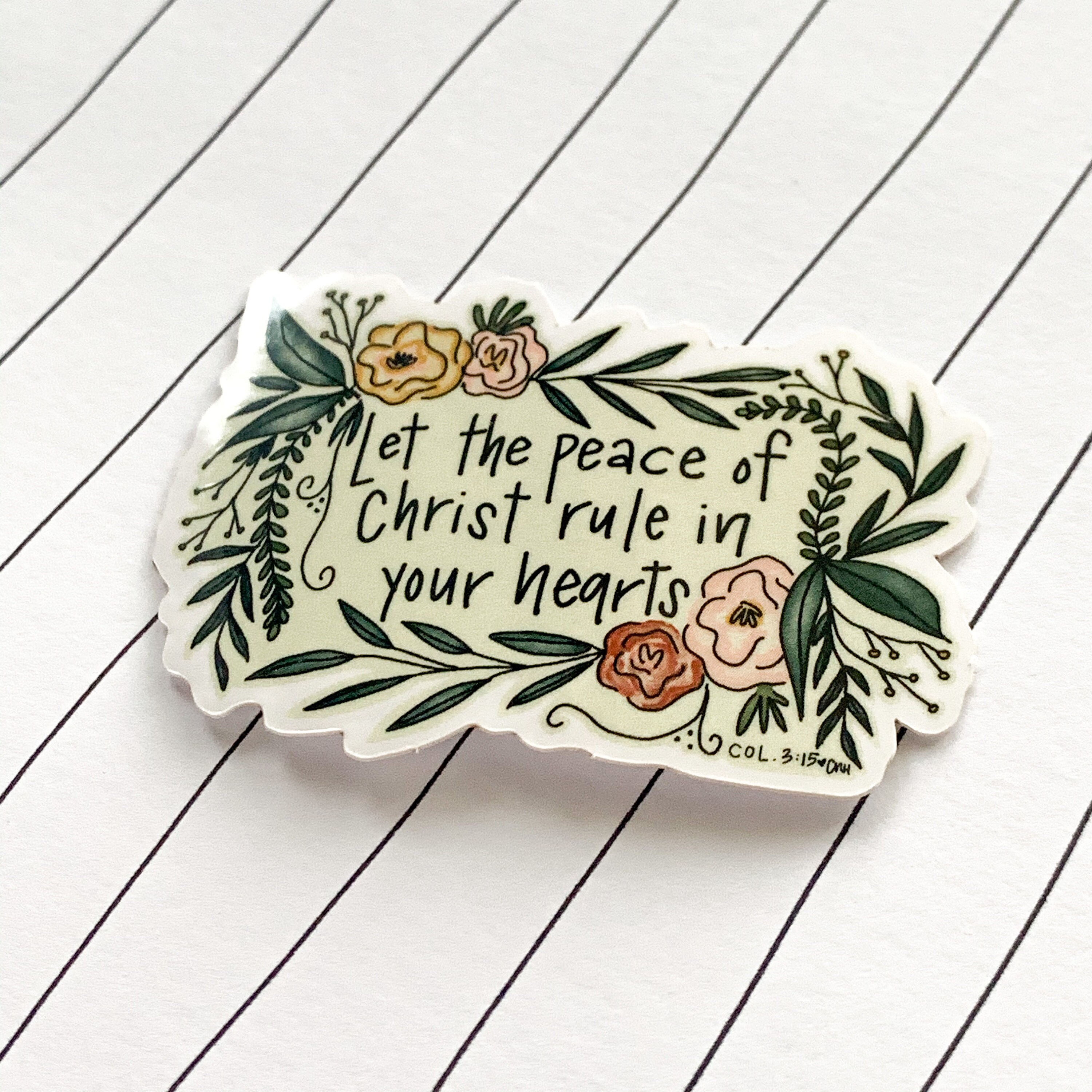 MINI Christian Stickers Water Bottle Stickers Laptop Stickers | Etsy