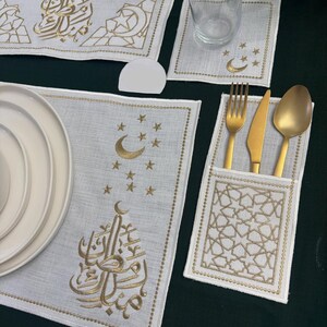Ramadan Table Decoration, 6 Persons- 19 Pcs, Islamic Decorations ...