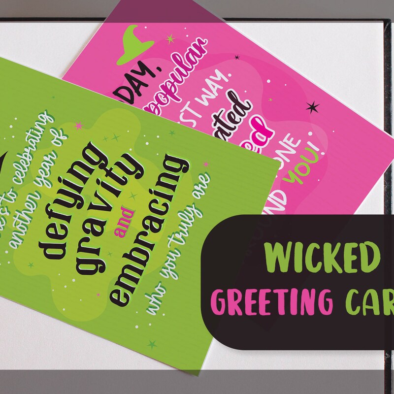 Wicked Birthday Card - Etsy UK