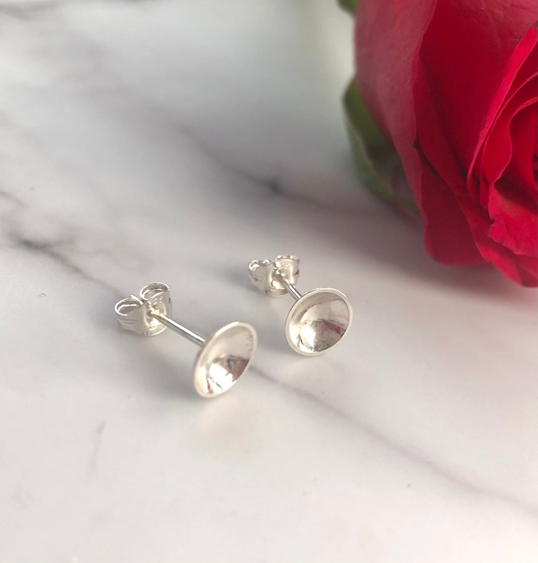 Tiny Silver Studs, Small Silver Studs, Simple Silver Studs Earrings ...