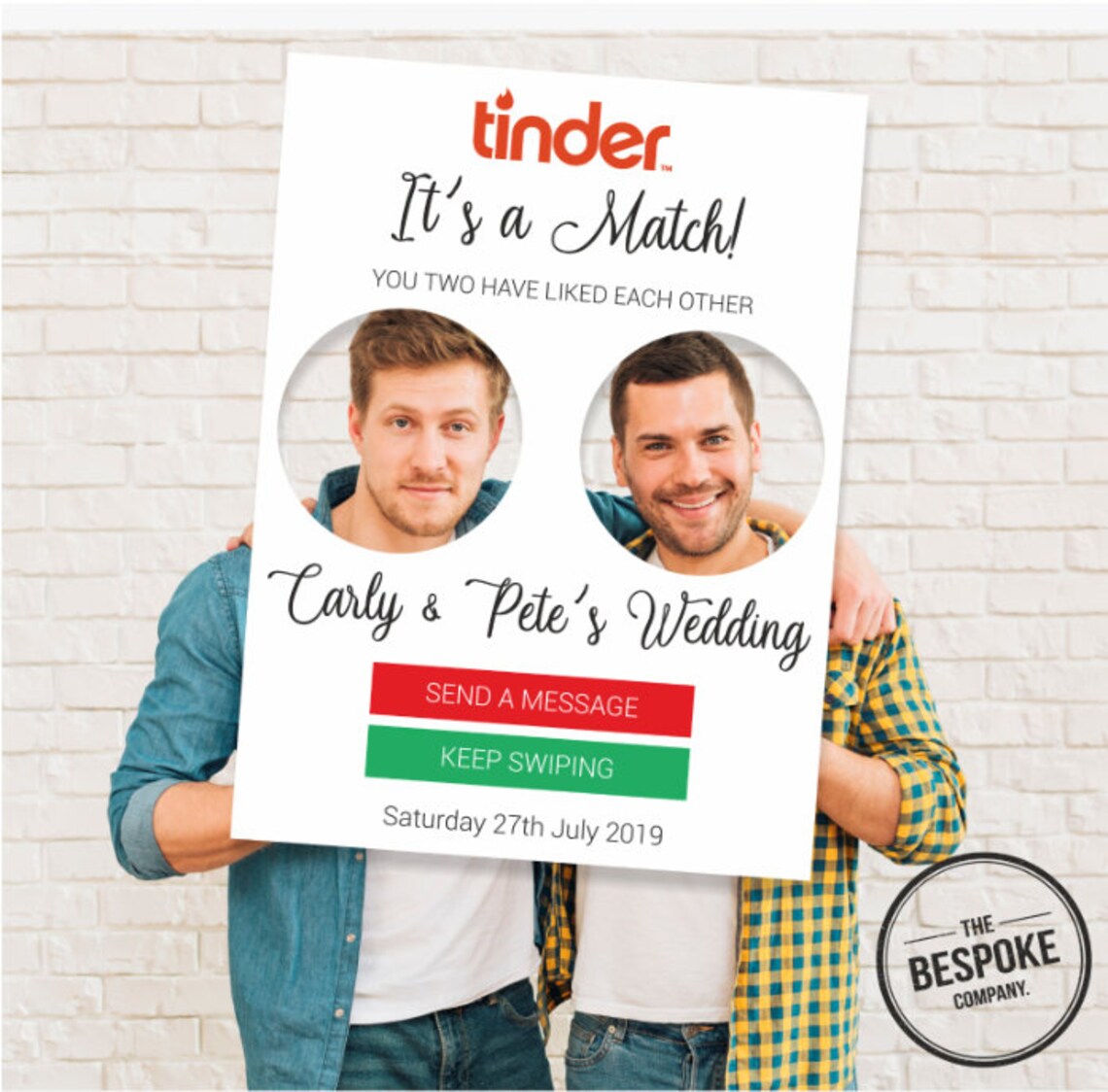 Selfie Frame // Tinder // Photo Prop // Photo Frame | Etsy UK