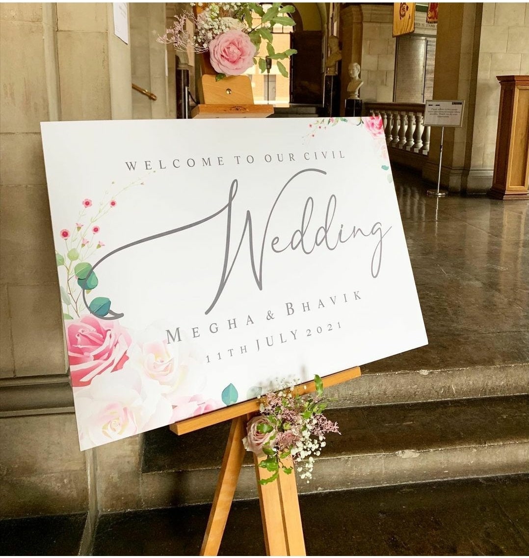 Wedding Sign Wedding Decor Entrance sign Welcome to our | Etsy