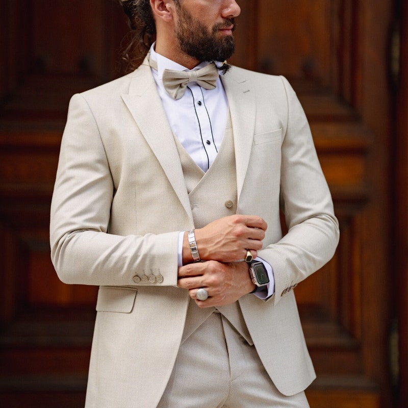 Cream Tuxedo - Etsy