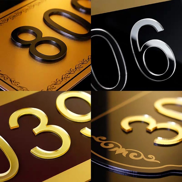 Hotel Room Number Plates - Etsy