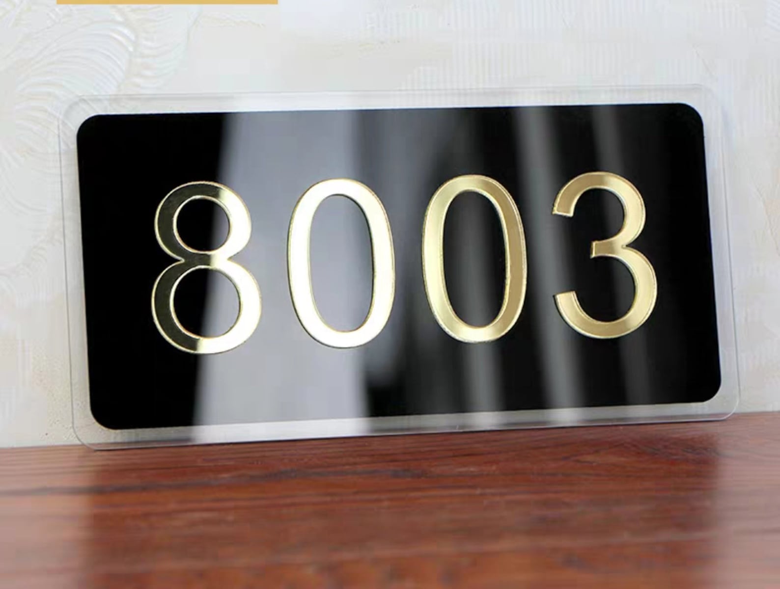 Custom Room Number Plaque 3D Acrylic Numbers. Best for | Etsy