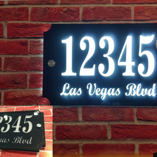 Led Address Sign - Etsy